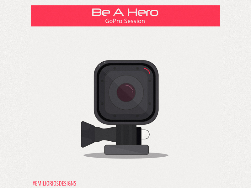 GoPro Illustration by Emilio Rios Designs on Dribbble