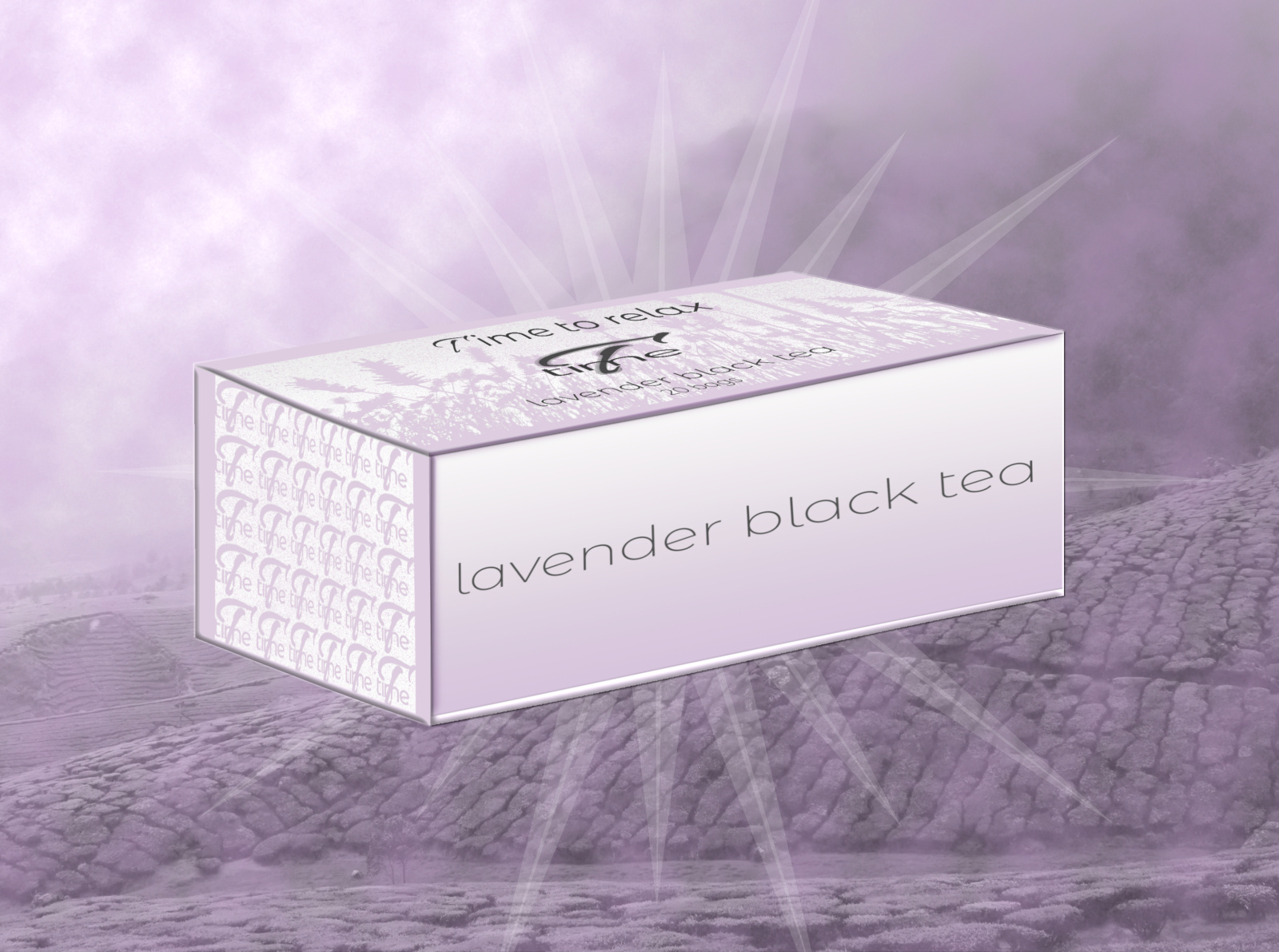 T Time lavender black tea by Marine on Dribbble