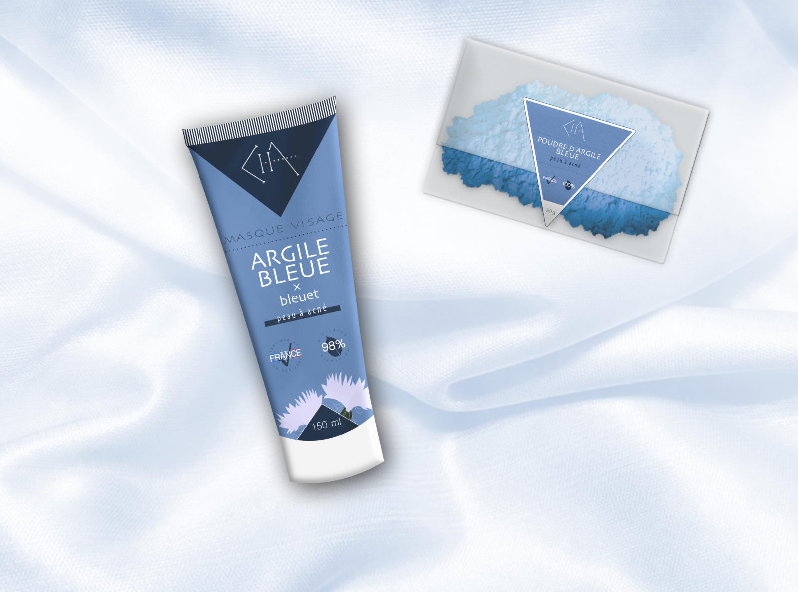 Cha blue clay by Marine on Dribbble