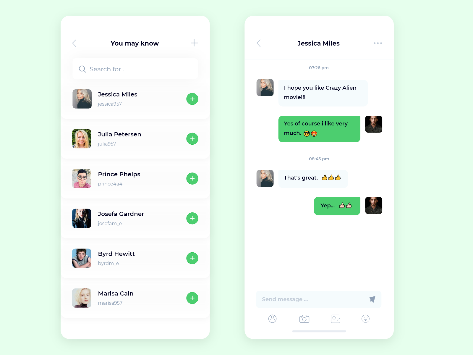 Chat Screen App Design by Samat Odedara on Dribbble