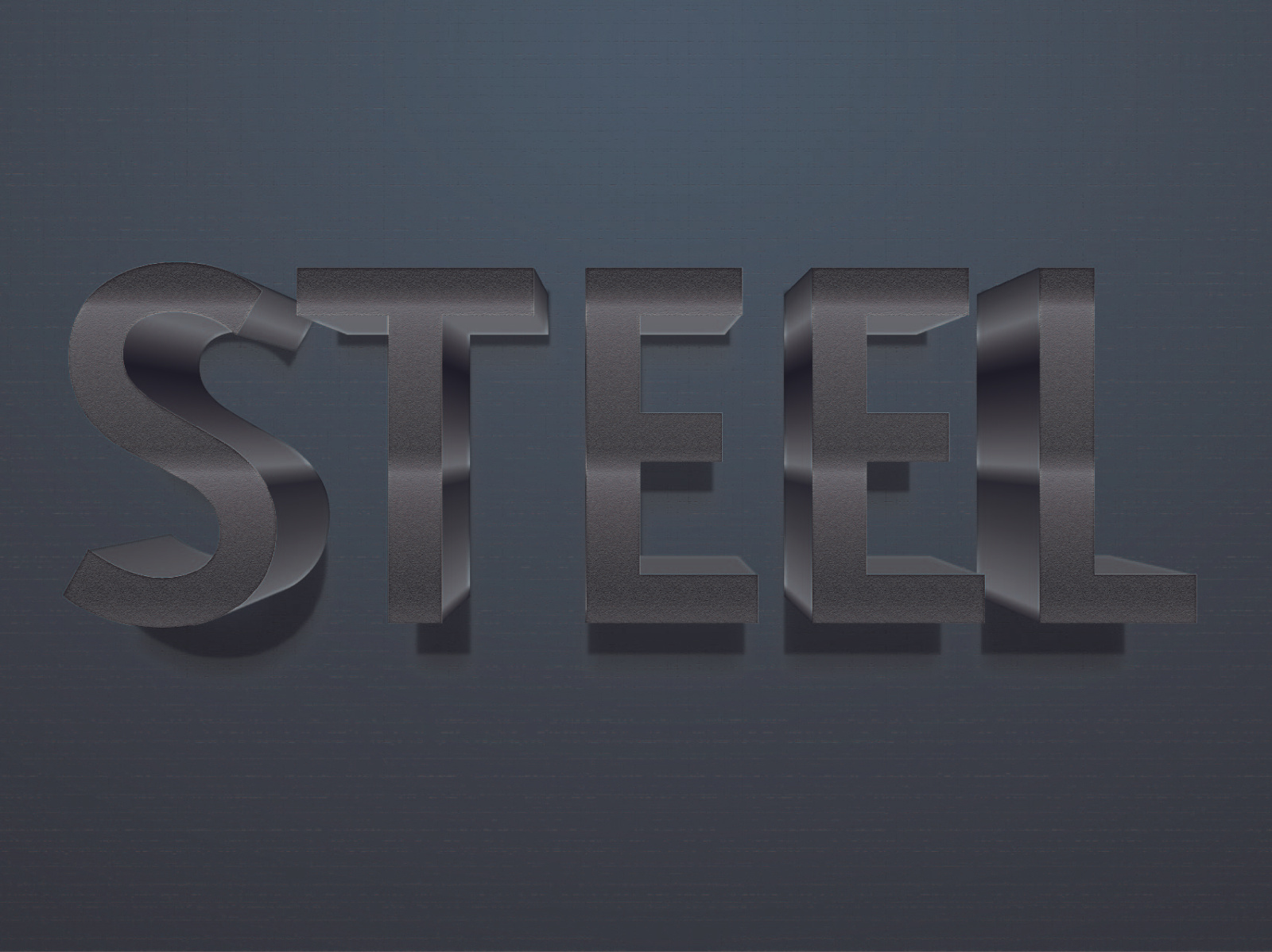 steel text effect by romansa akhir pekan on Dribbble