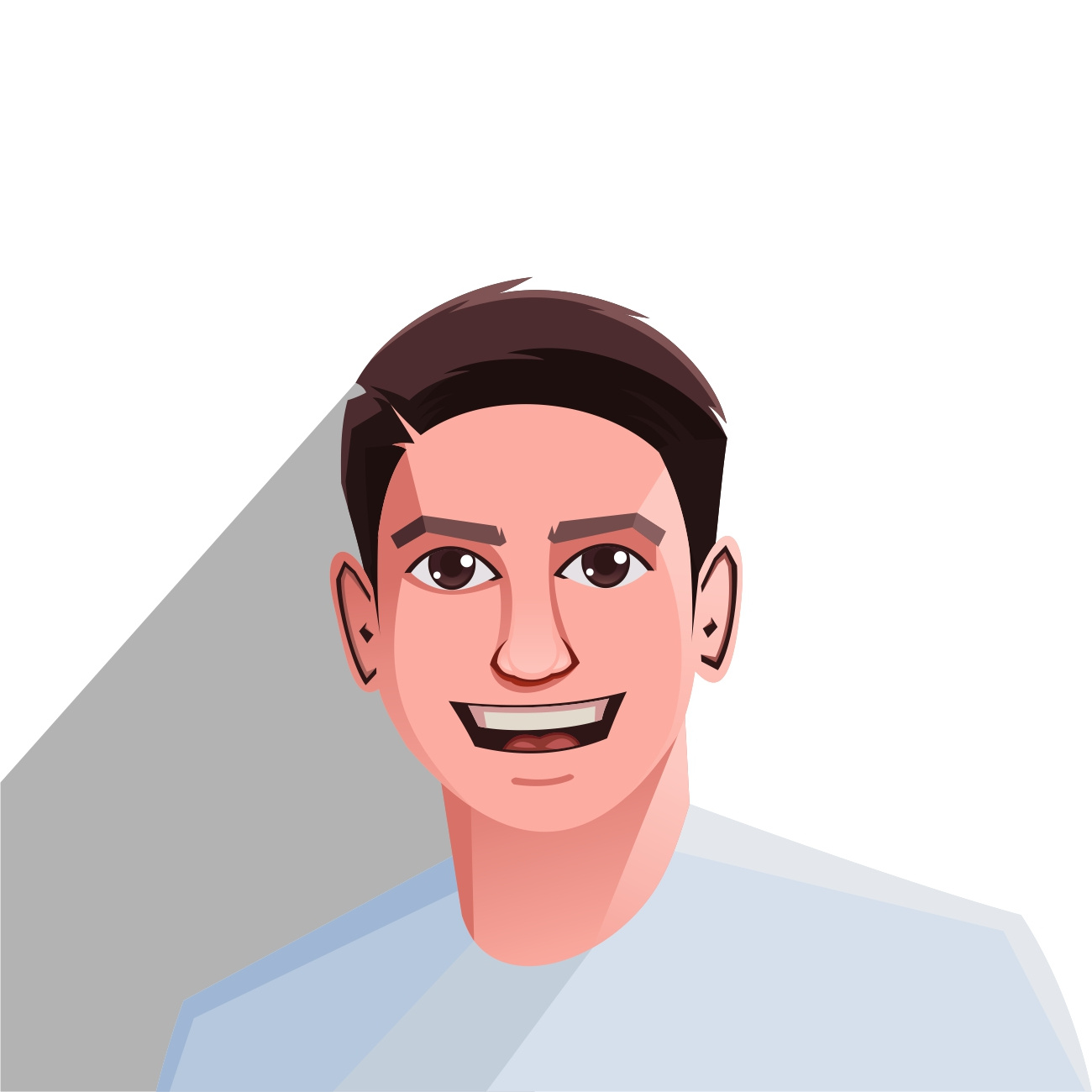 simple vector cartoon by Zyan Studio on Dribbble