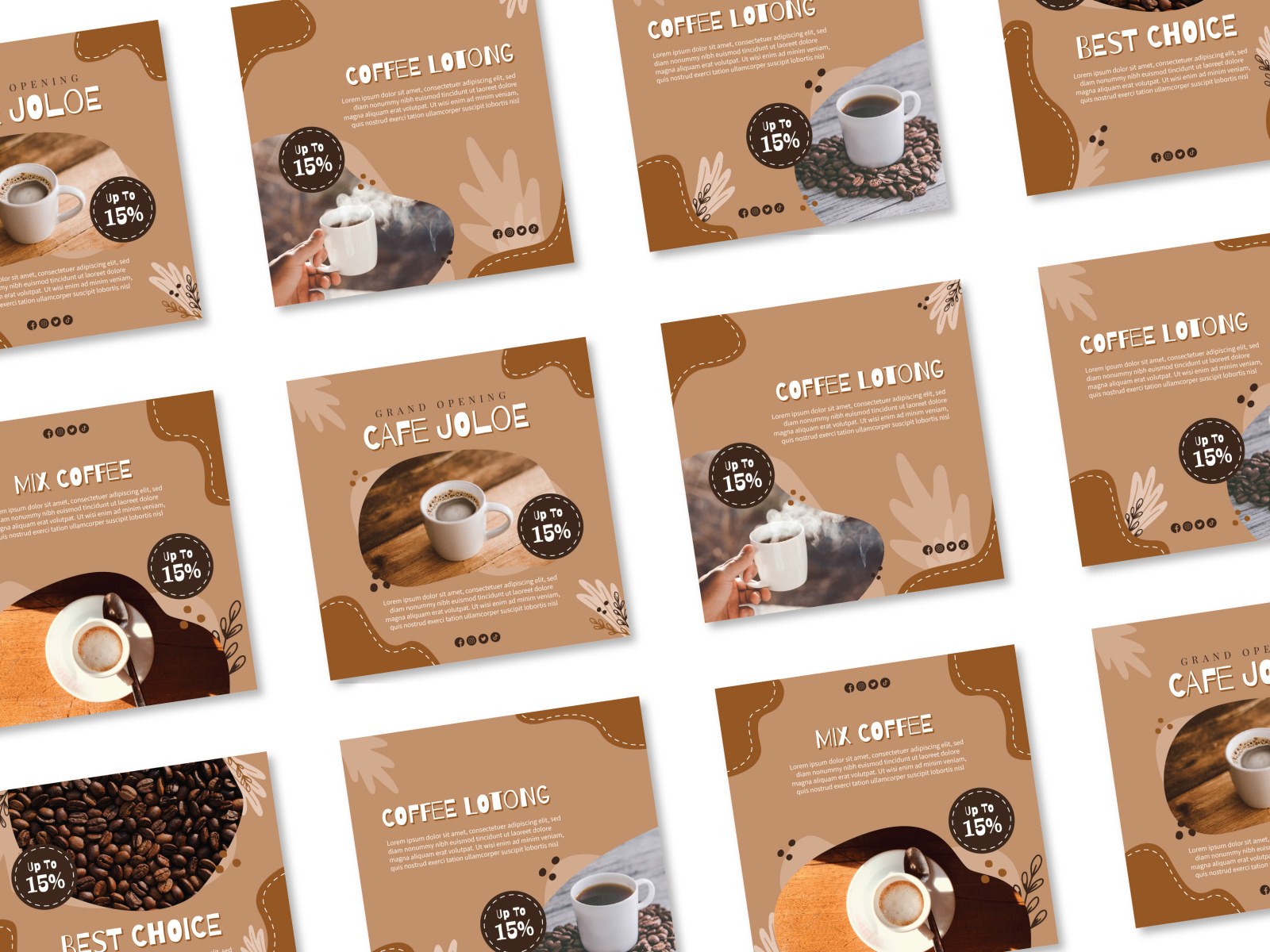 Social Media Post Coffee Cafe by Chaerul MC on Dribbble