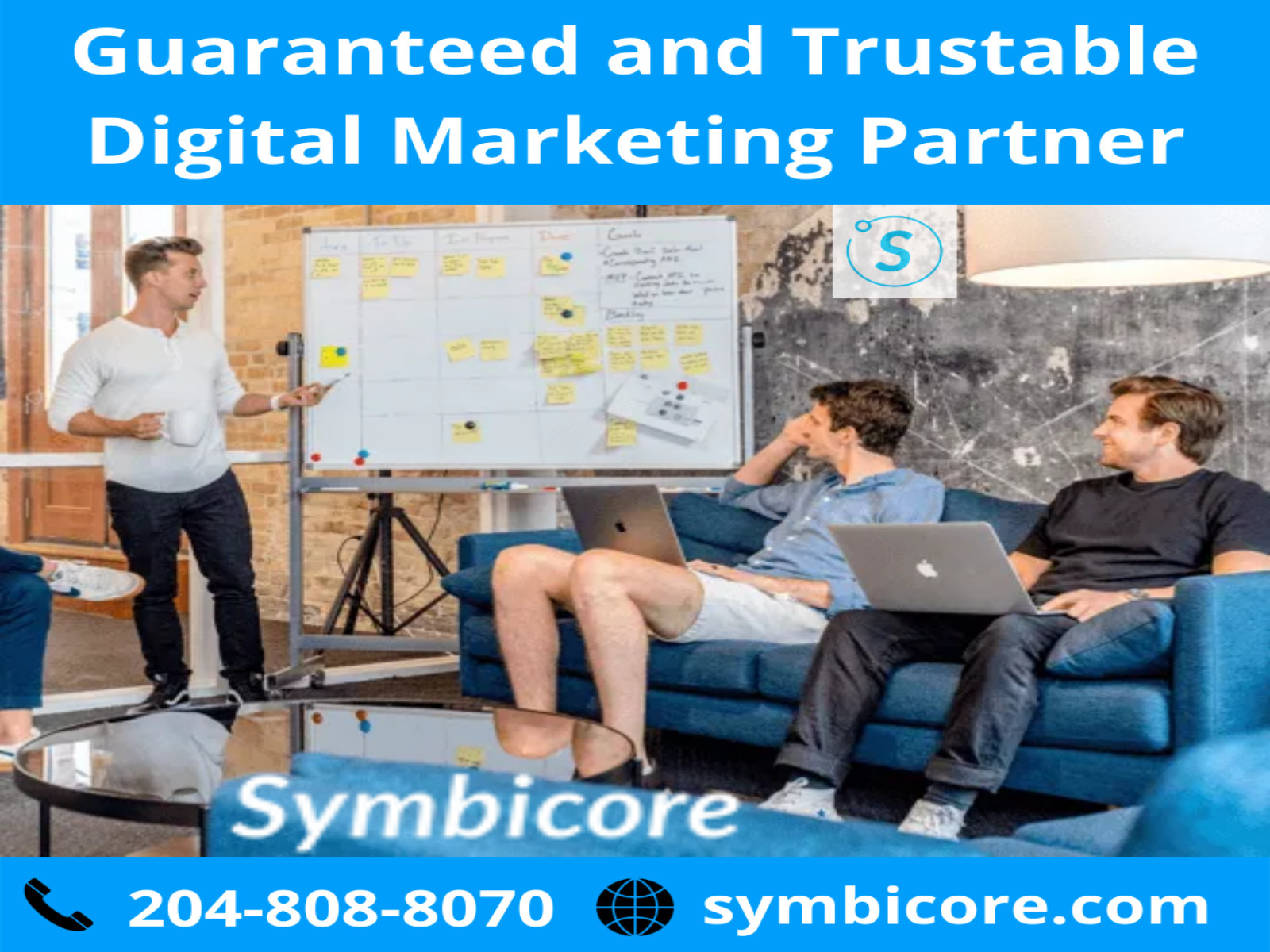 Guaranteed and Trustable Digital Marketing Partner by Symbicore on Dribbble