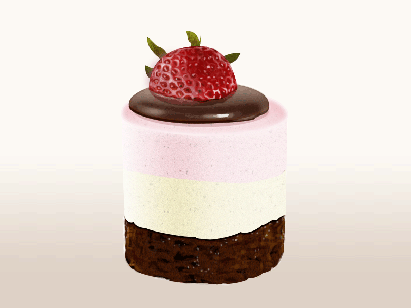 Cake by zhulinaoo on Dribbble