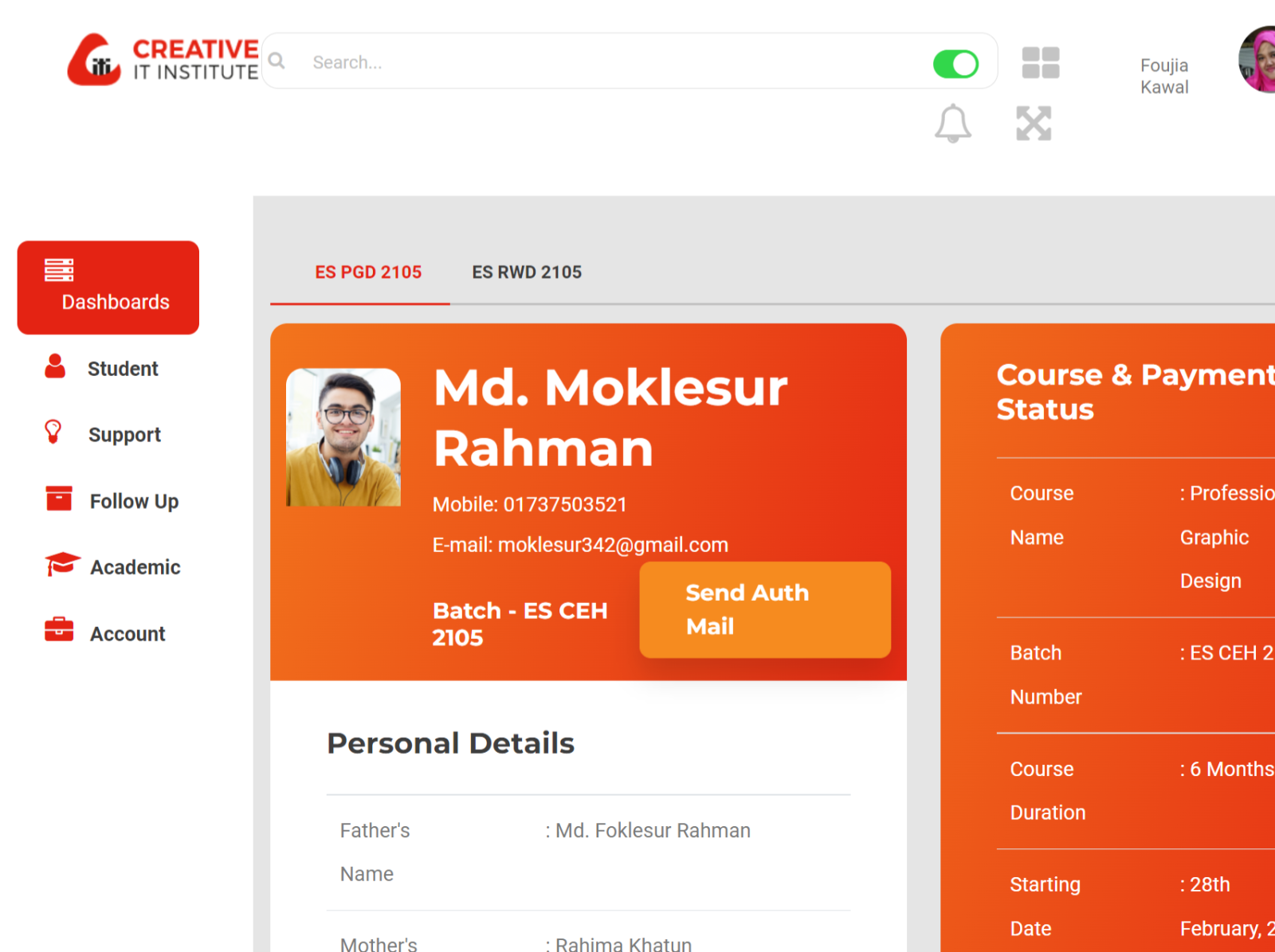Student Dashboard Html Template at Christian Tudawali blog