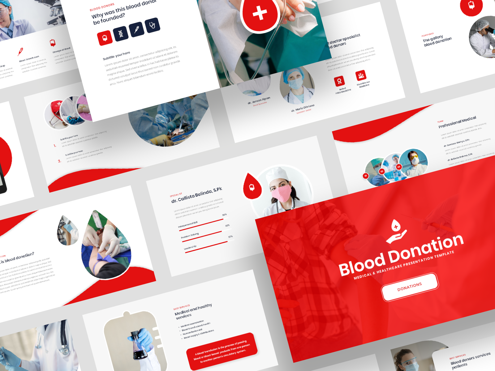 Blood Donation - Medical & Healthcare Presentation Template by ...