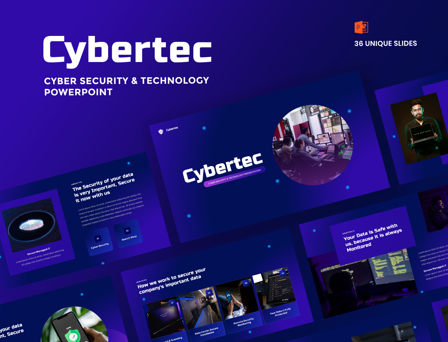 Cybertec - Cyber Security & Technology Presentation Template by ...