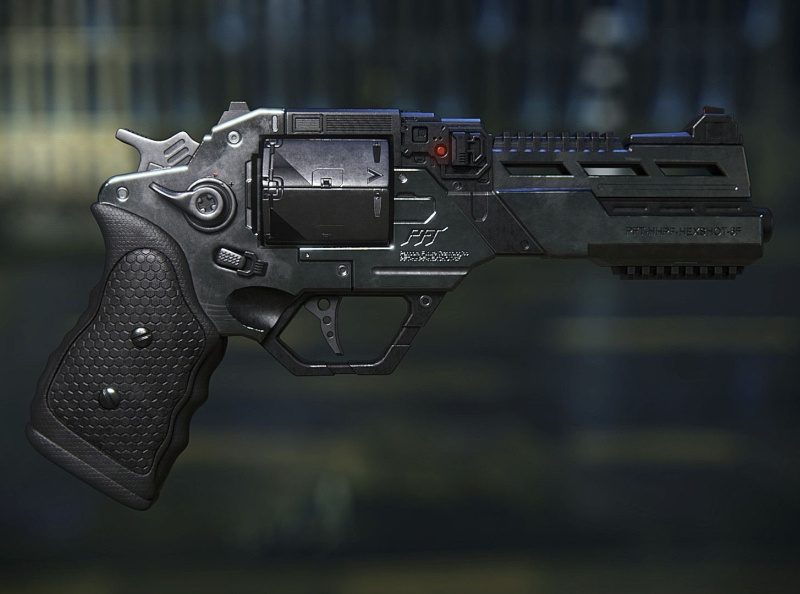 The Talos Project: Cyberpunk Web Comic - Gun Model by Giorgos ...