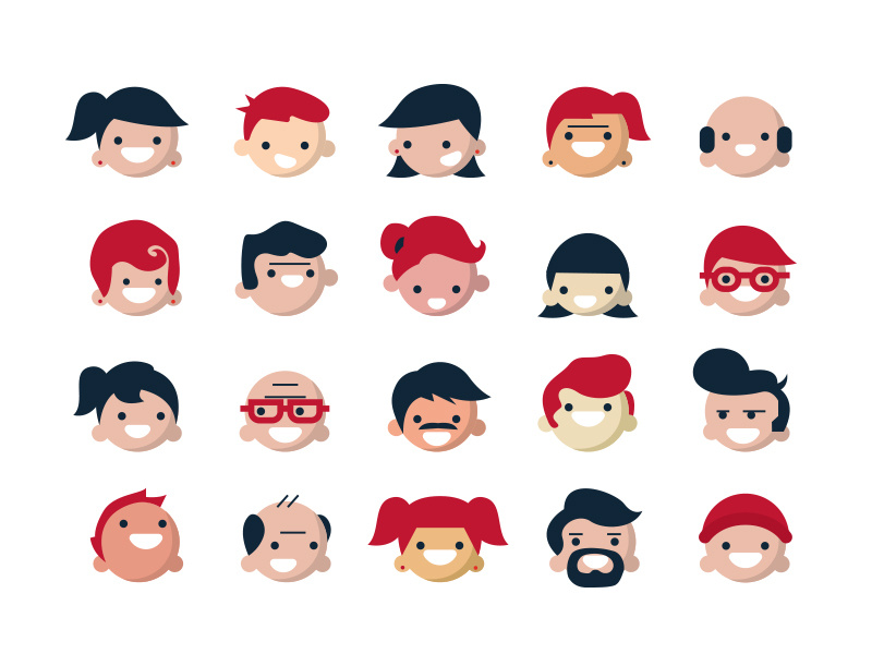 Lil' Faces by ɢ®️ᴇɢ ᴄʜ®️ɪꜱ™ᴀɴ for Articulate on Dribbble