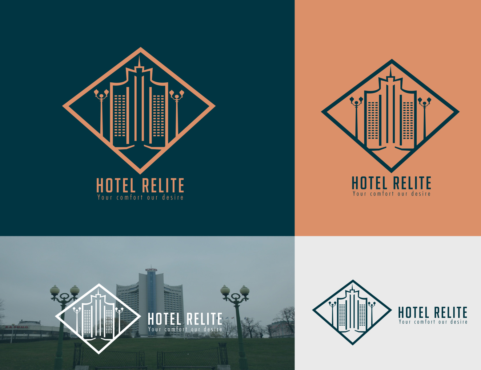 Minimal Hotel & Resort Logo by Animated Canvas on Dribbble