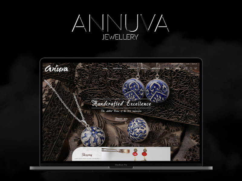 Annuva Jewellery :: Website Design & Development by Rahul Sahu on Dribbble