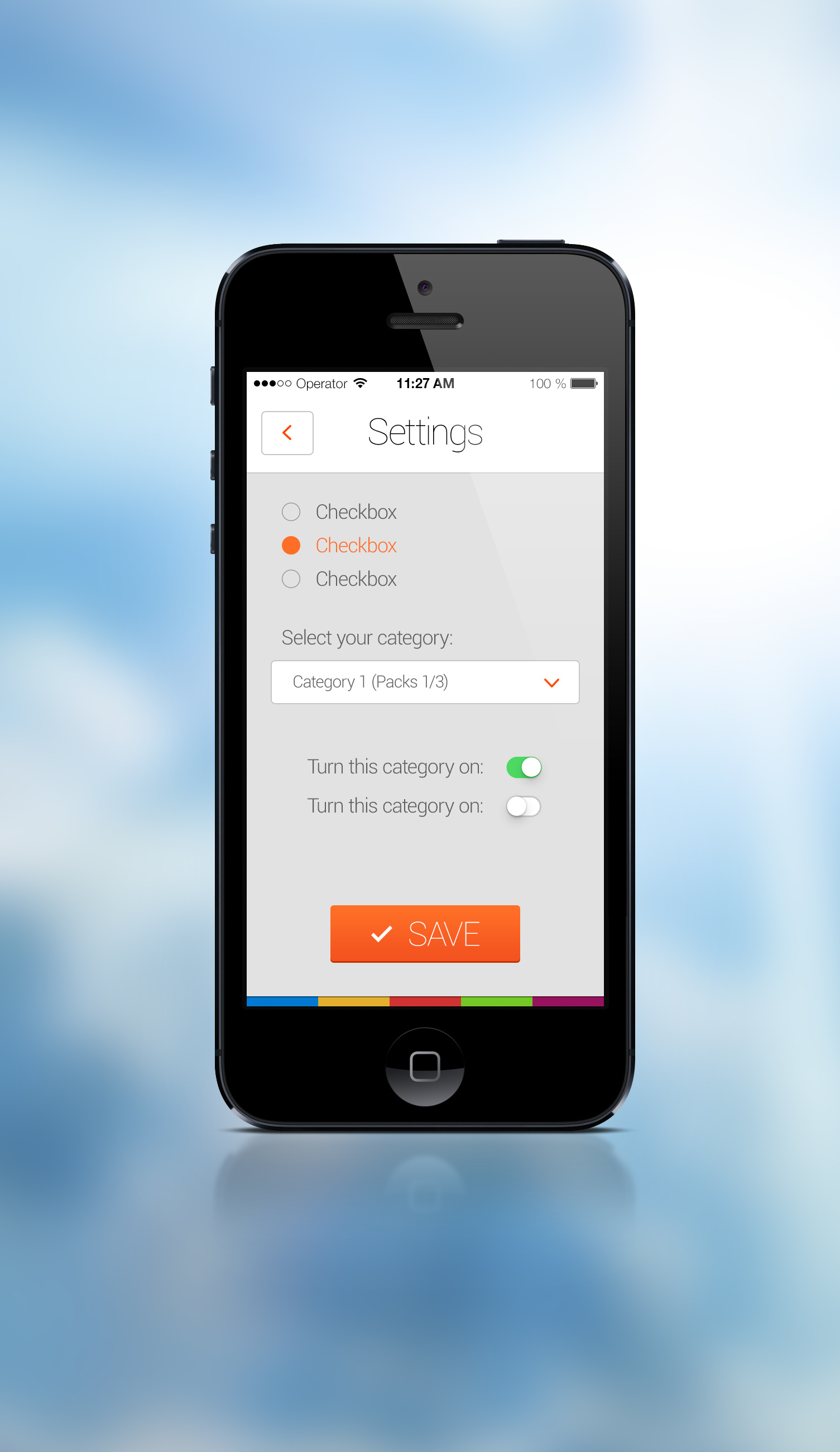 Freebie: iOS Settings by Fuxxo Works on Dribbble