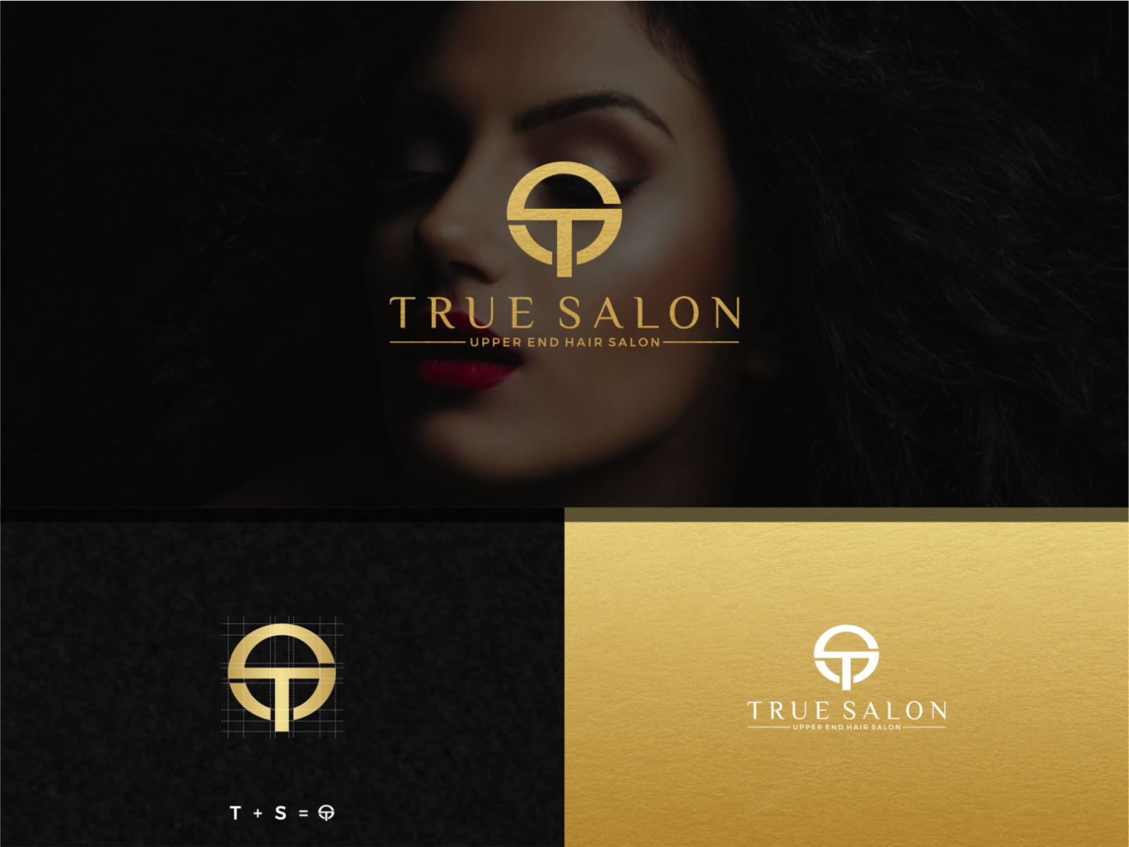 TRUE SALON LOGO by Malee_Graphic on Dribbble