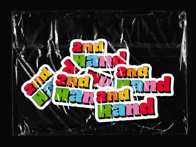 2ndHand Logo Takeaway Stickers by Tyler DeGraaf on Dribbble