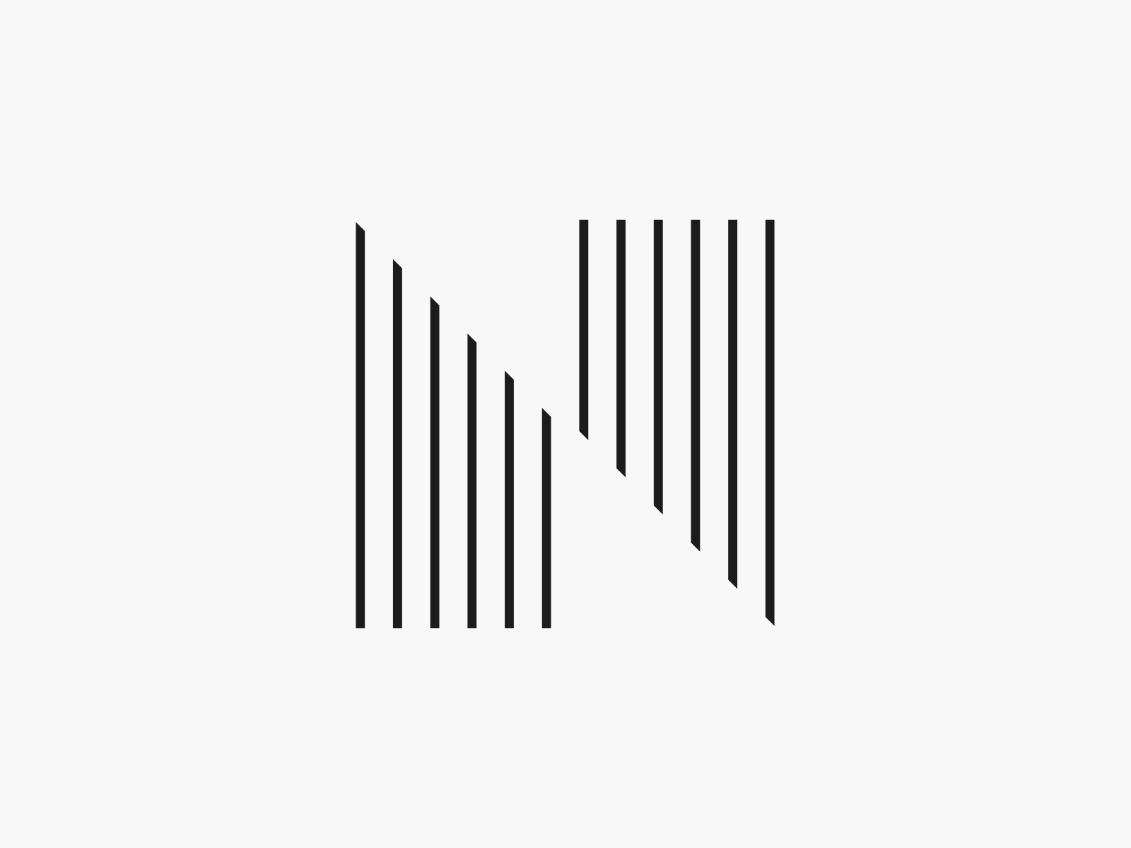 North Fork Logo Concept by Barrett Reynolds on Dribbble