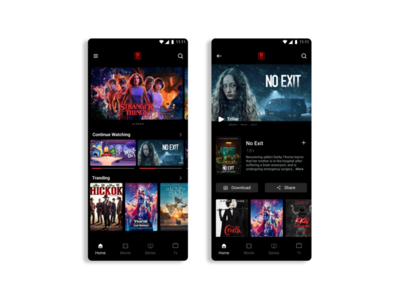 Movie App - Mflix by Mane mint Dahi on Dribbble