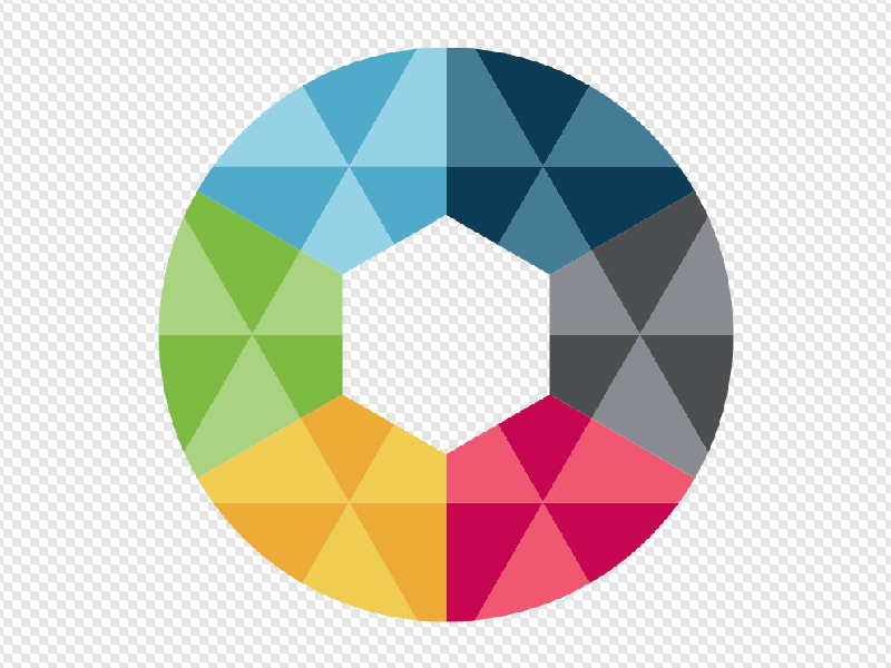 Diamond Rainbow Wheel by Uplyft Creative on Dribbble