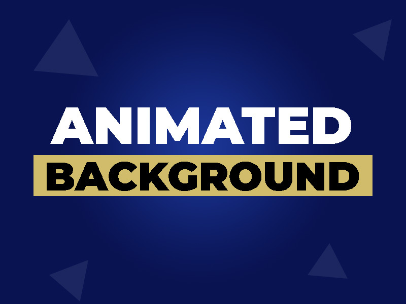 CSS Animated Backgrounds by codingflicks on Dribbble