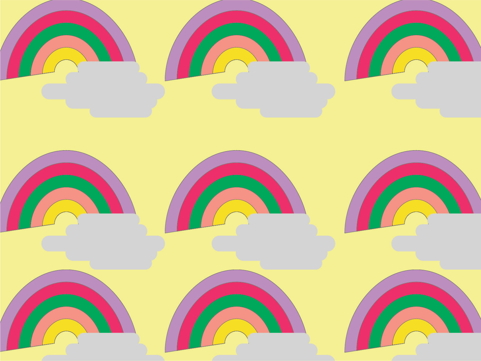 Rainbow Wrapping Paper by Kenya on Dribbble