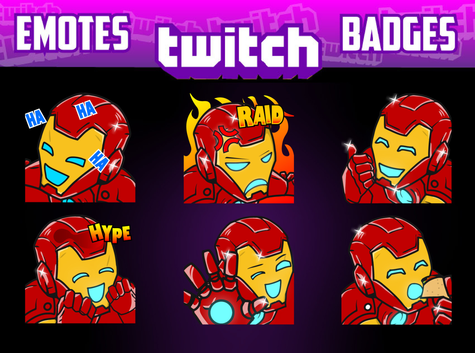 iron man emotes by studio beriman on Dribbble