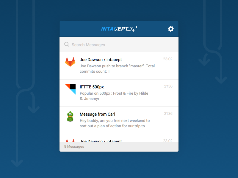Intacept now available! by Joe Dawson on Dribbble