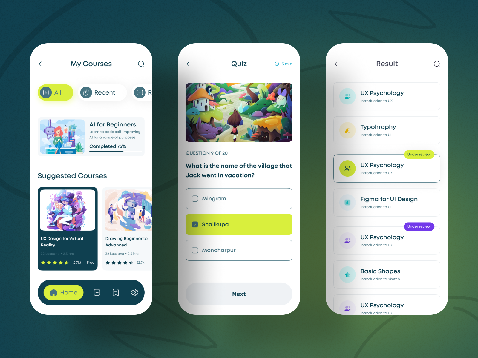 Ed Tech Mobile App Design by ashiouzzaman.ux on Dribbble