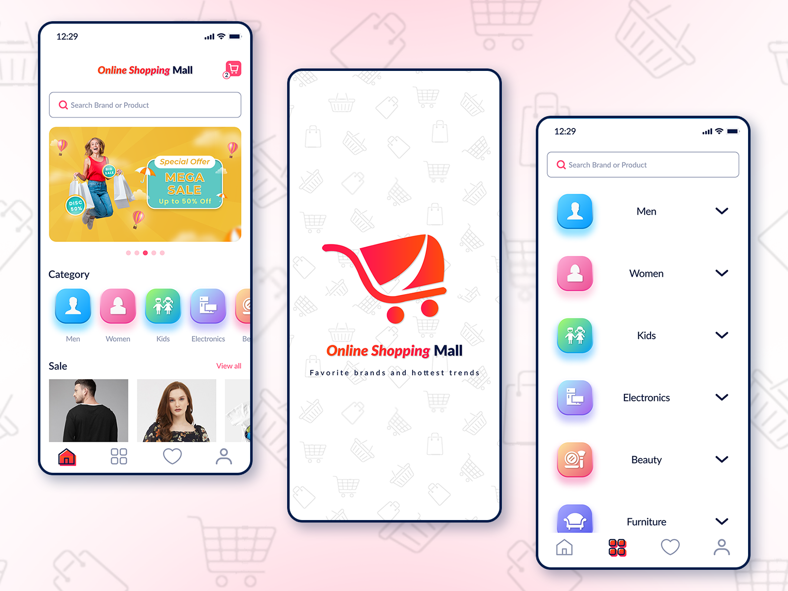 E-commerce App UI Design by Ajendra Chovatiya on Dribbble