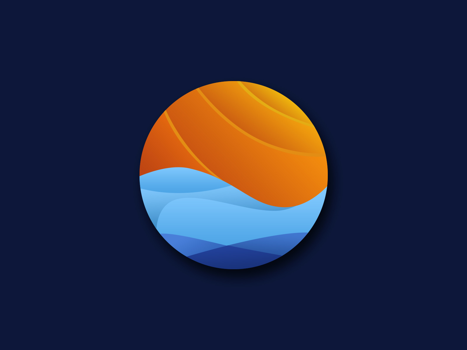 concept colorful wave design by animART on Dribbble