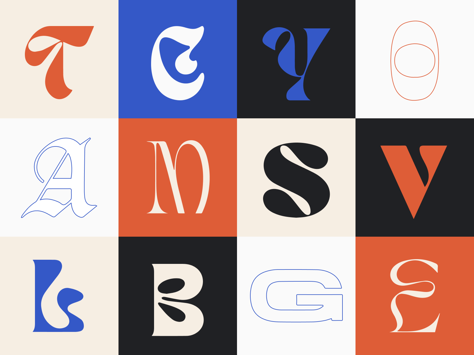 Typographic explorations by Yohanna Etchemendy on Dribbble