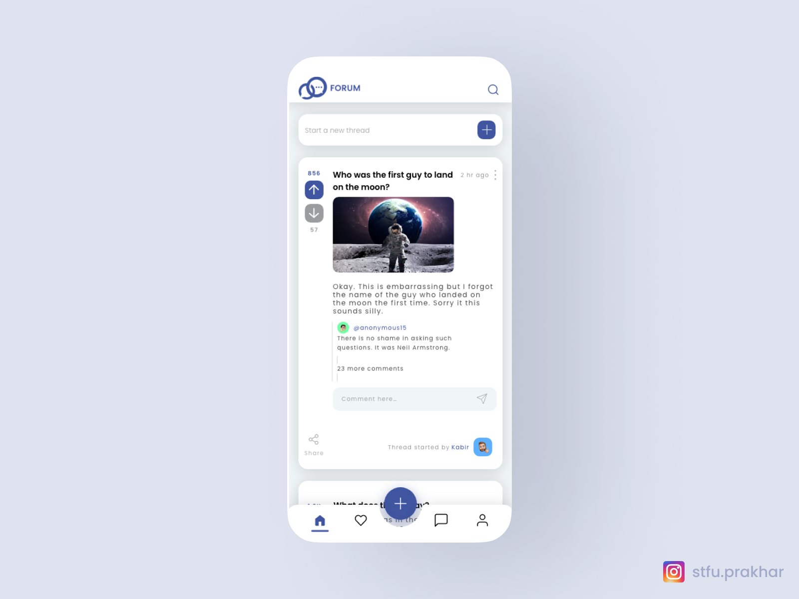 Open Forum Mobile Design by Prakhar Srivastava on Dribbble