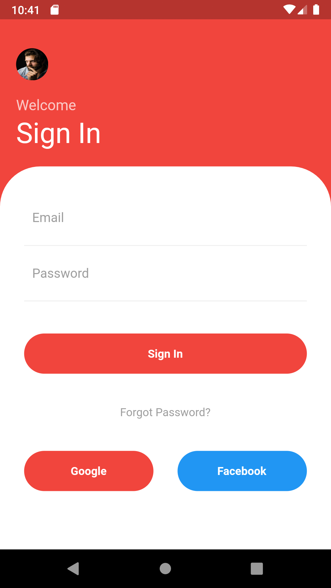 Android Flutter App - Login UI by Rahul Gupta on Dribbble