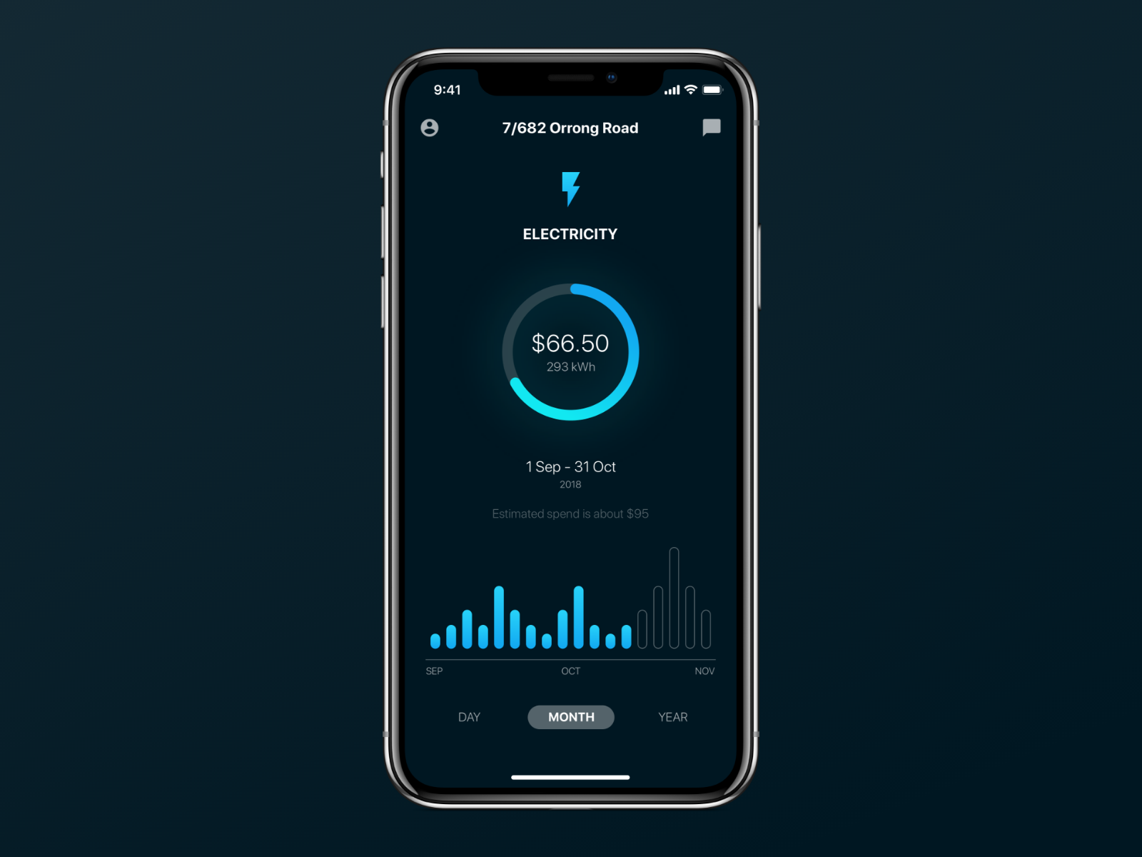 Energy App Concept by David Kennedy on Dribbble