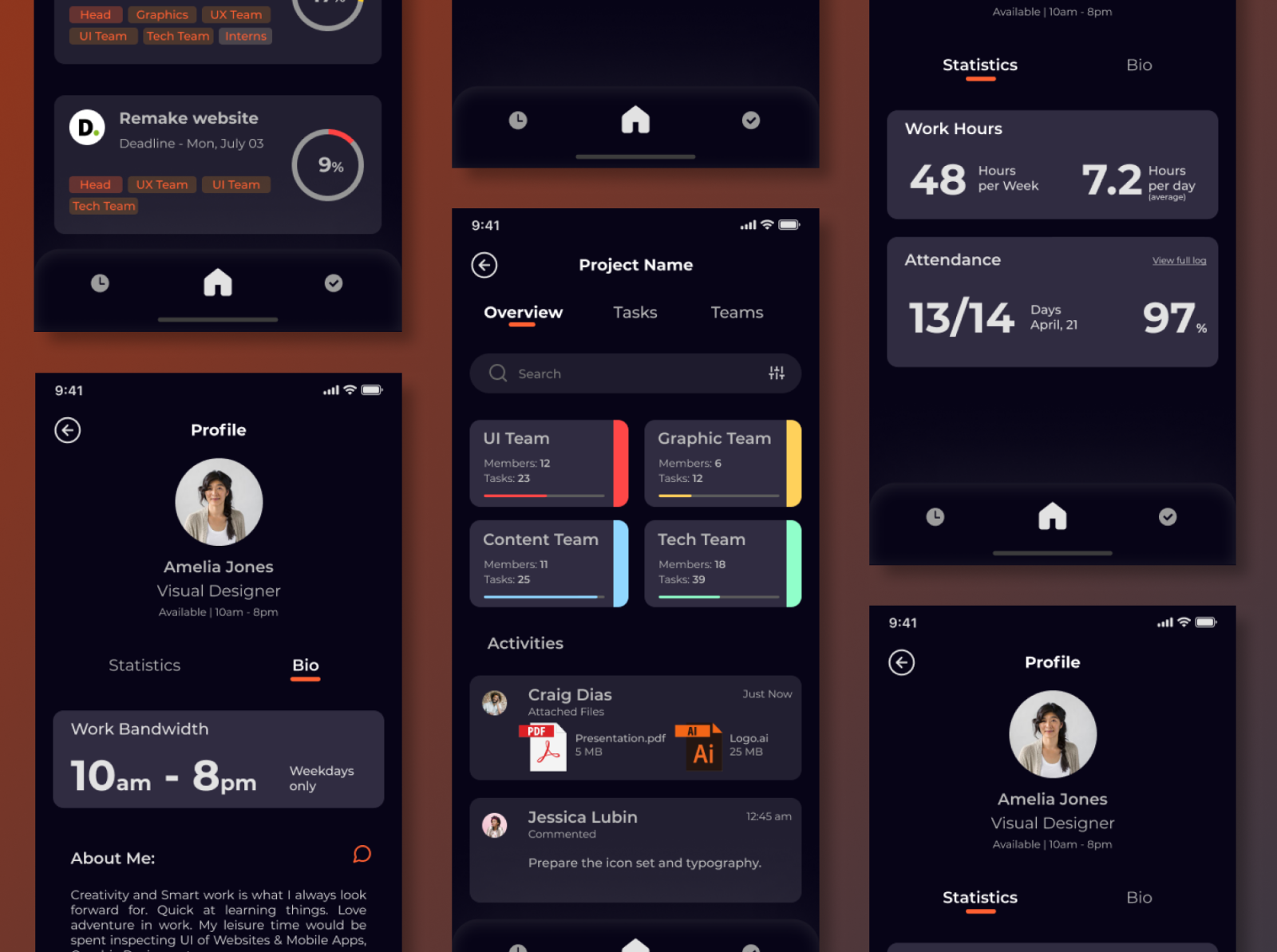 Project Management App UI by Komal Bade on Dribbble Project Management App UI by Komal Bade on Dribbble