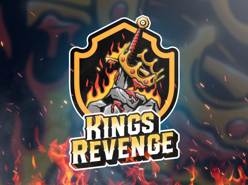 KINGS REVENGE esports logo by tlatous design studio on Dribbble