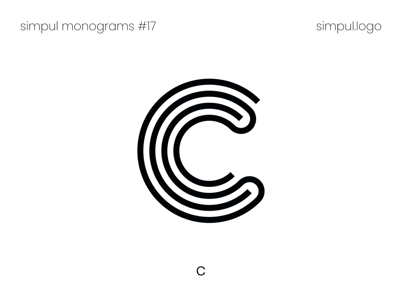 C monogram by simpul design on Dribbble