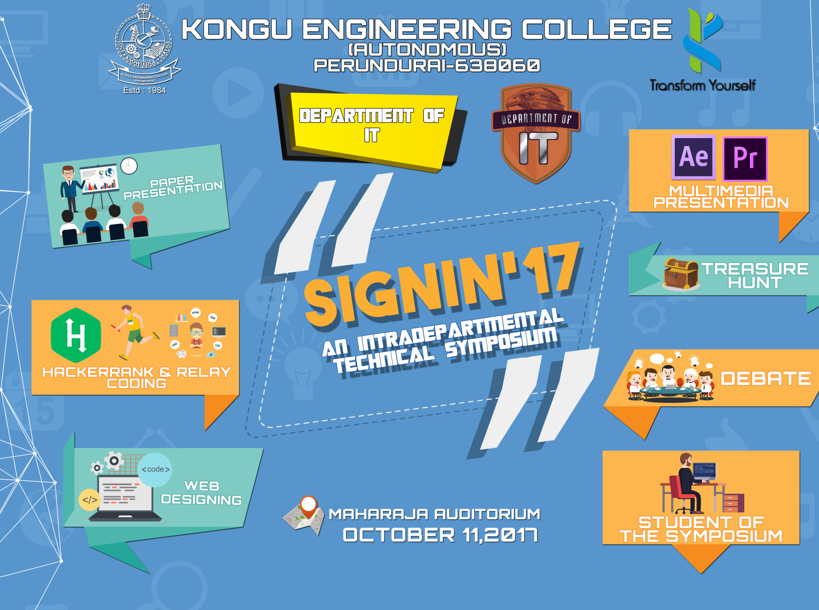 Symposium Poster by Mouleeswaran on Dribbble