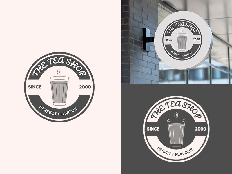 The Tea Shop Logo by Mouleeswaran on Dribbble