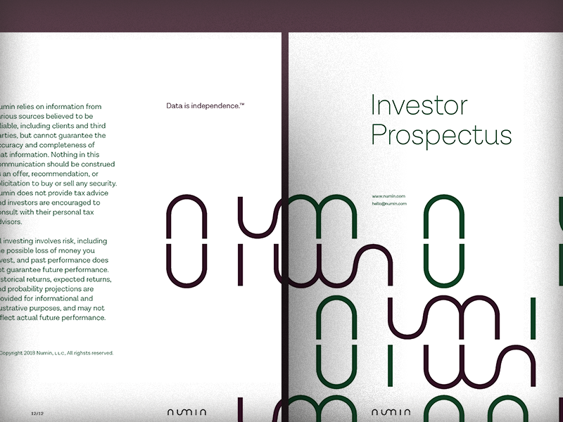 Numin Prospectus by Erol on Dribbble