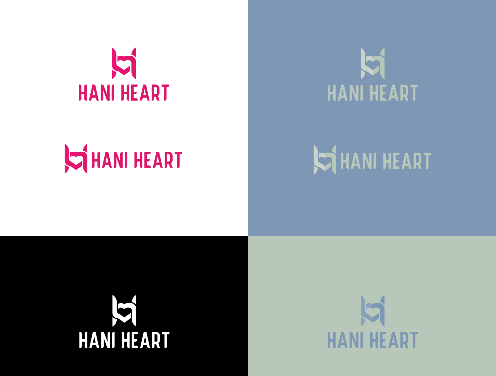 Hani Heart - Letter H Logo Design Template by Imran Firoz on Dribbble