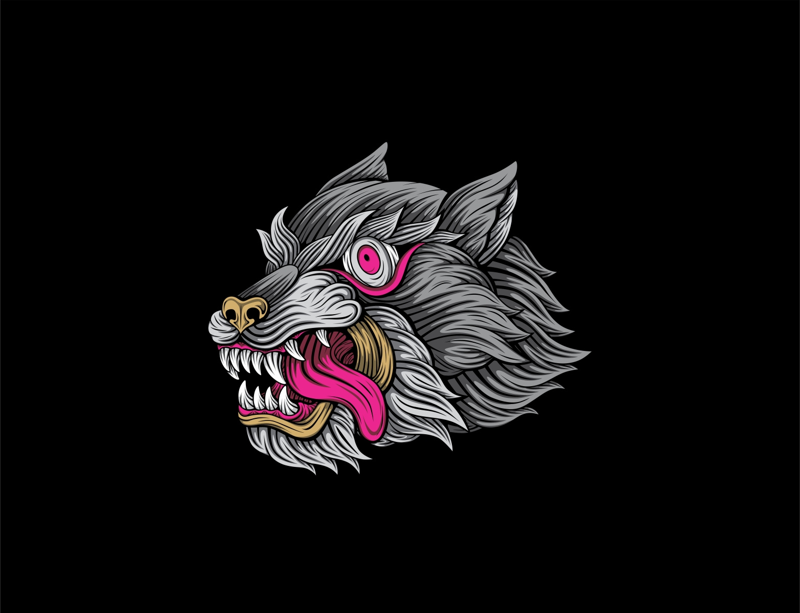 MAD WOLF by Krisna Shakti on Dribbble
