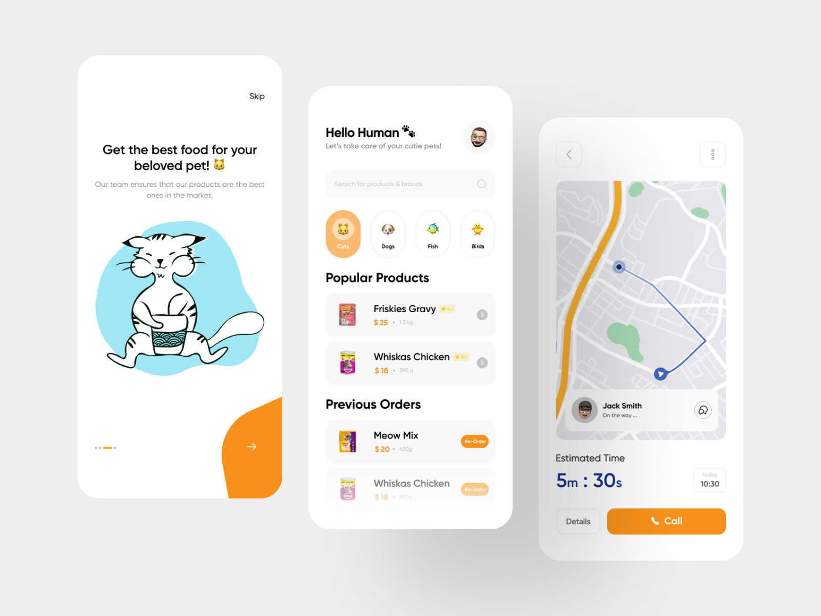 Pet Food App Concept 🐱 by Mahdi on Dribbble