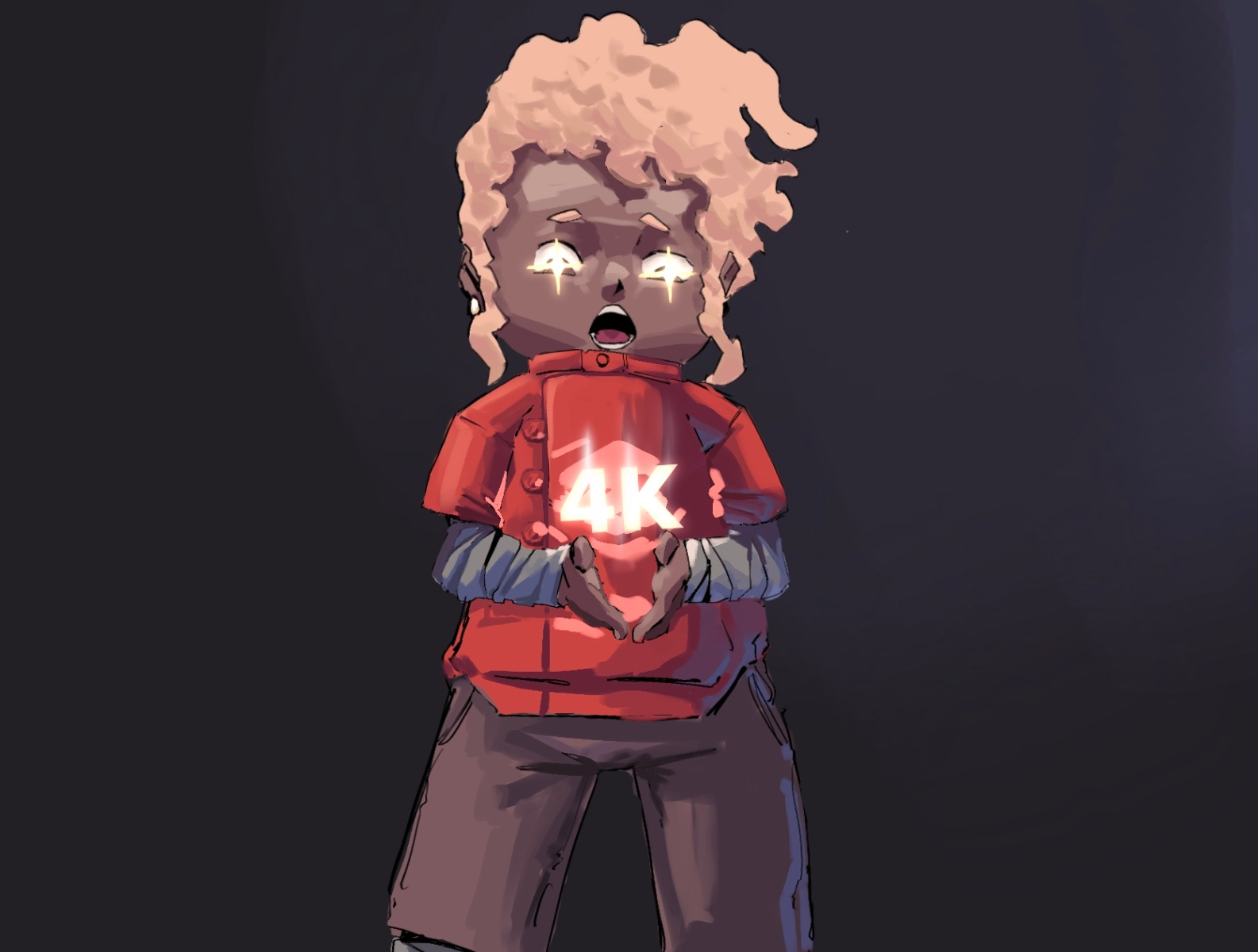 Illustration made to celebrate hitting 4K followers on instagram by Gio ...