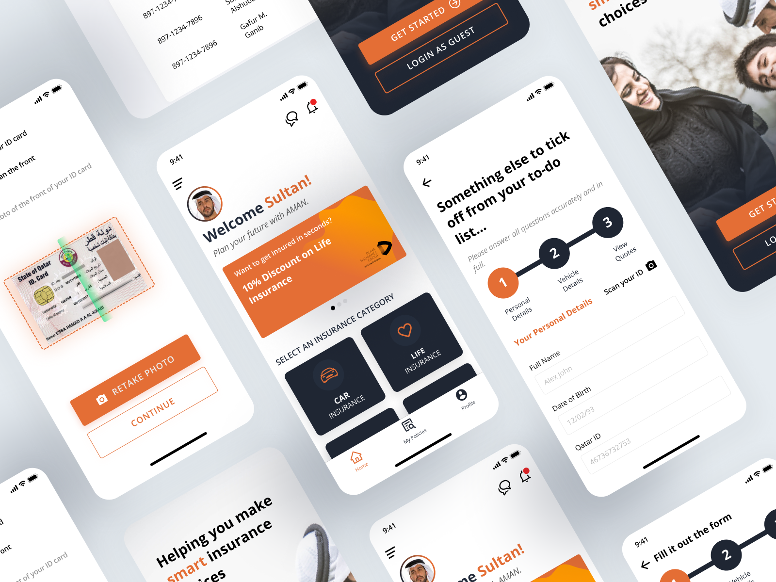 AMAN - Insurance mobile and web application by Rootcode Studio on Dribbble