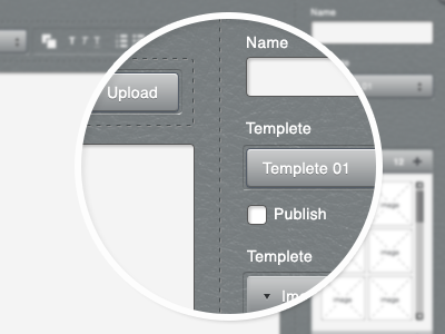 Leather UI Design by Gary Shikhelman on Dribbble