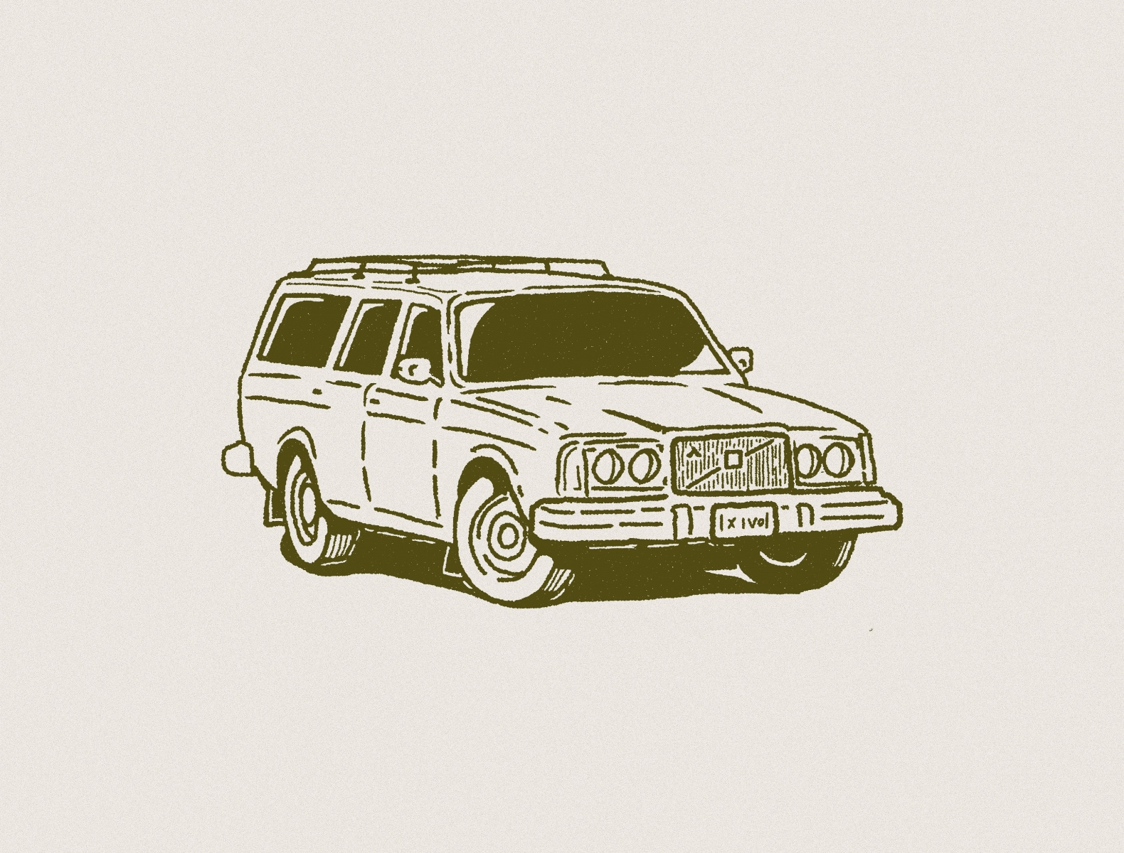 Volvo Illustration by Brandon Hall on Dribbble