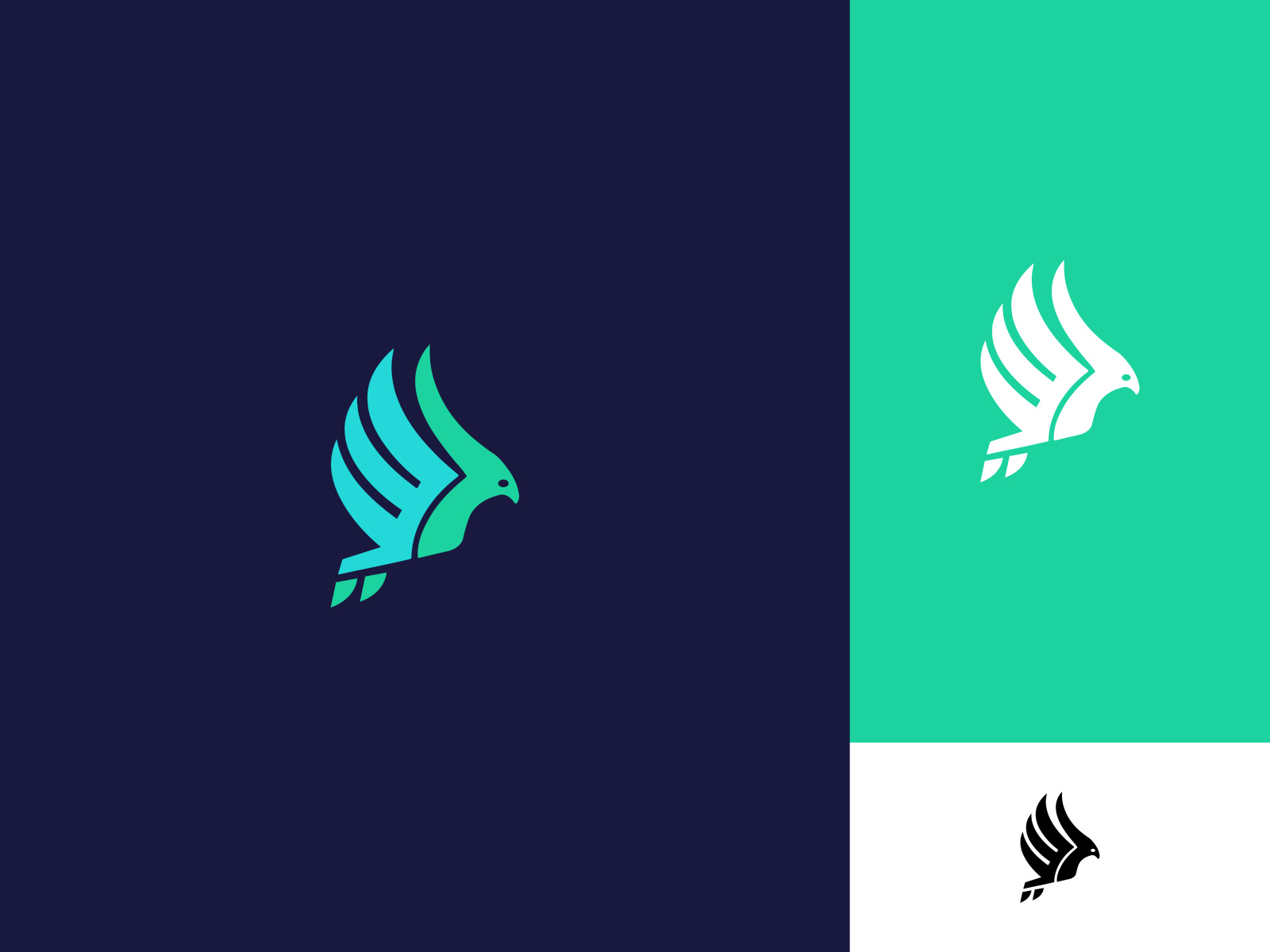 bird flying logo by Masum Billah on Dribbble