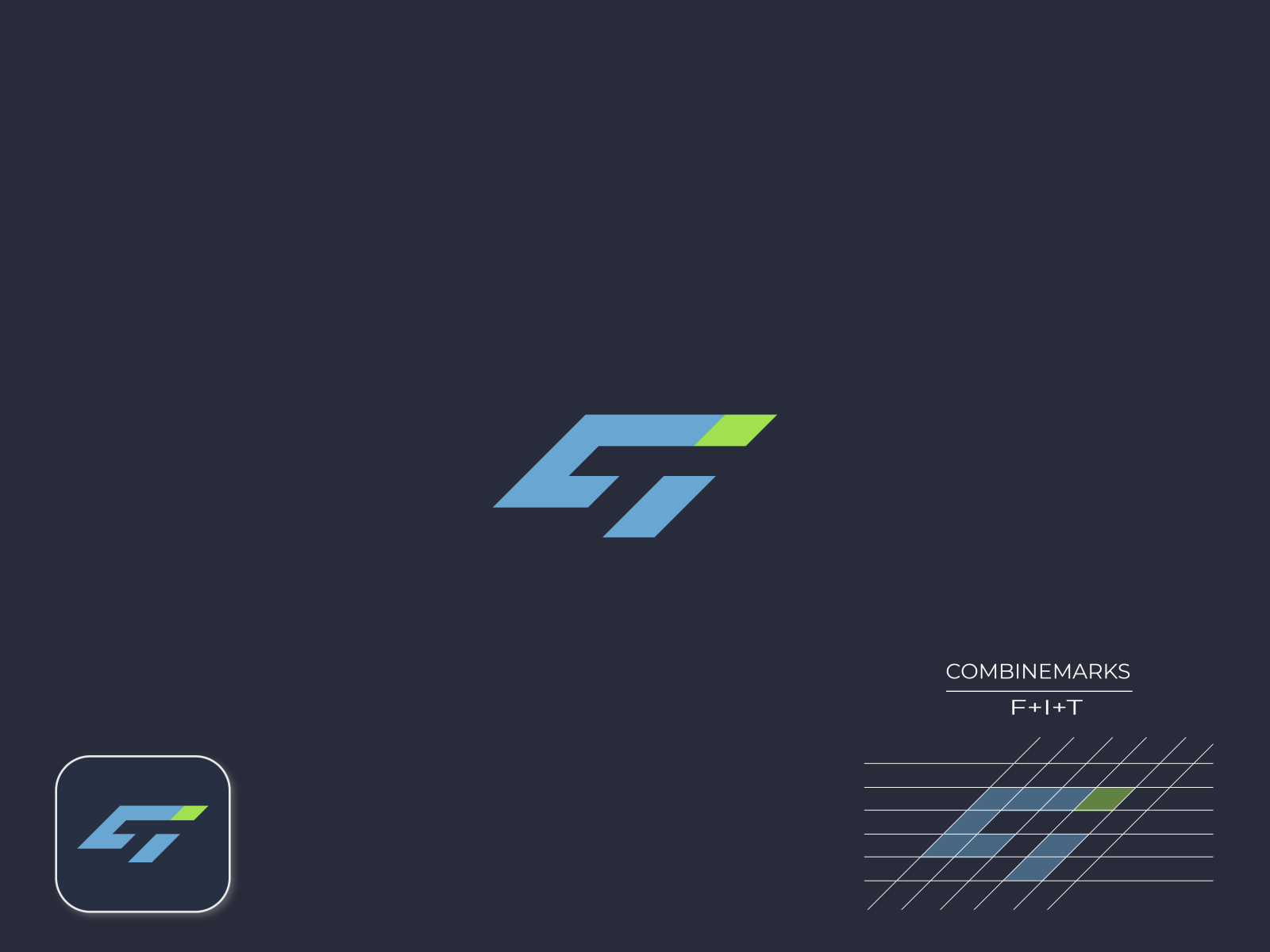 Fit logo- F+I+T Combinemarks by Masum Billah on Dribbble