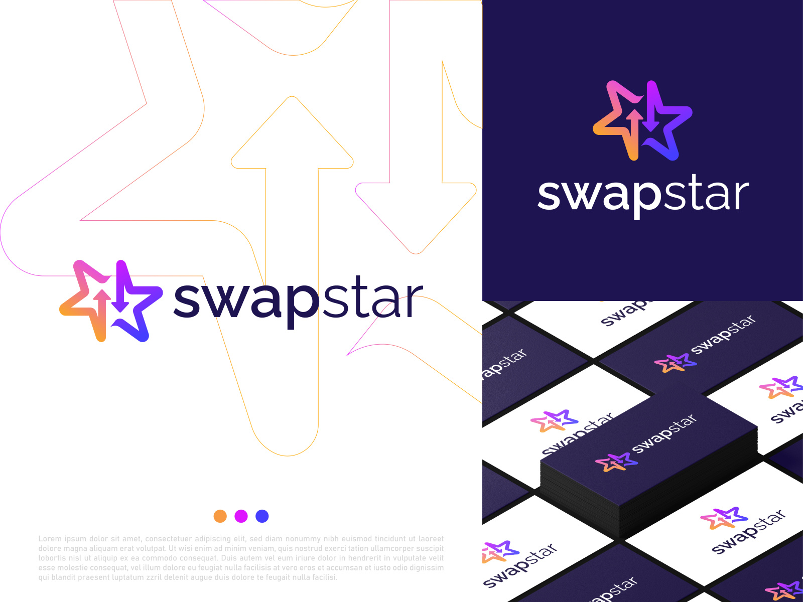 SwapStar Logo Design-Branding by Masum Billah on Dribbble