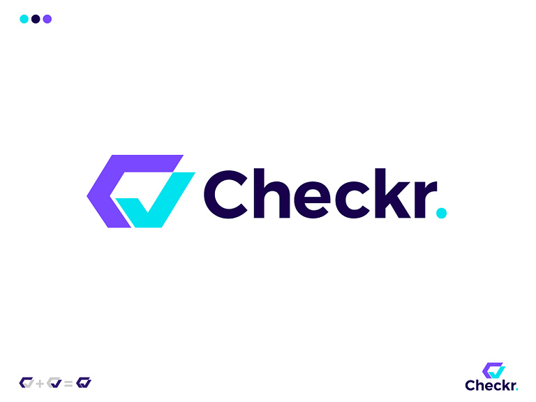 Checkr-Logo Design Concept || Branding by Masum Billah on Dribbble